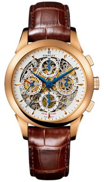 Perrelet Chronograph Skeleton GMT Mens Watch Model A3007.7 | Mens ...