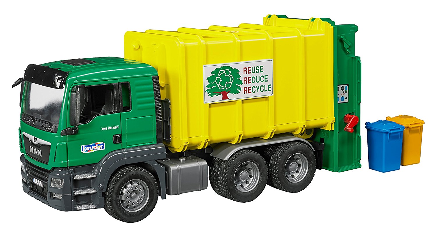 Bruder MAN TGS Rear-Loading Garbage Truck (03764) | Bruder | Для детей ...