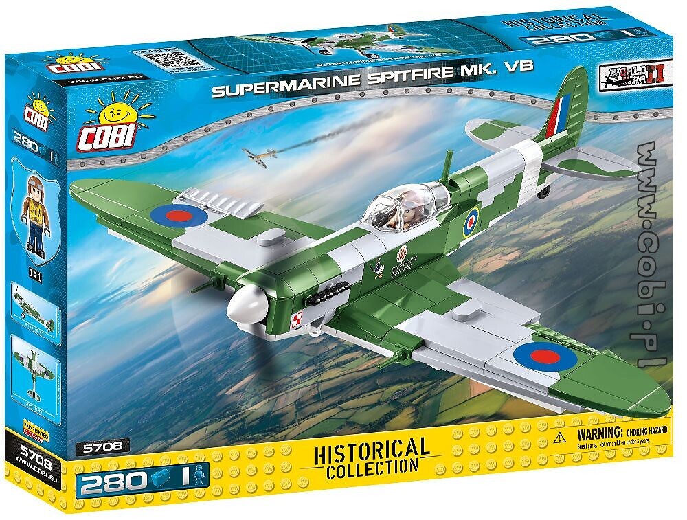 Cobi Supermarine Spitfire MK. VB (5708) | Online shop BM.lv