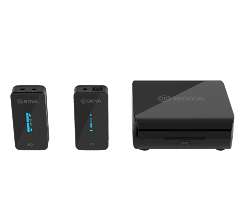 Boya BY-XM6-K1 2.4GHz Ultra-compact Wireless Microphone System Kit ...