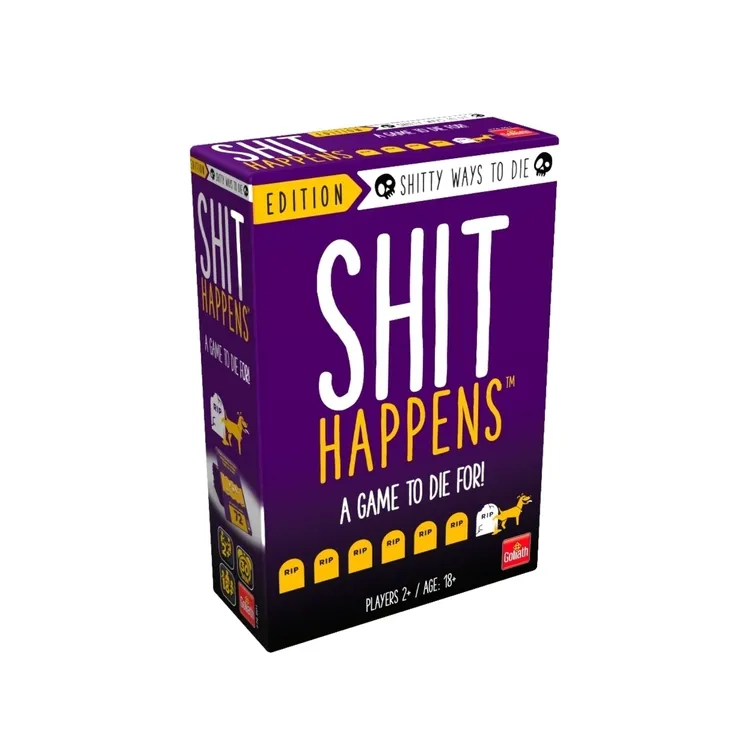 Goliath Games Shit Happens: Shitty Ways to Die (EN) | Board games | Game consoles and games ...