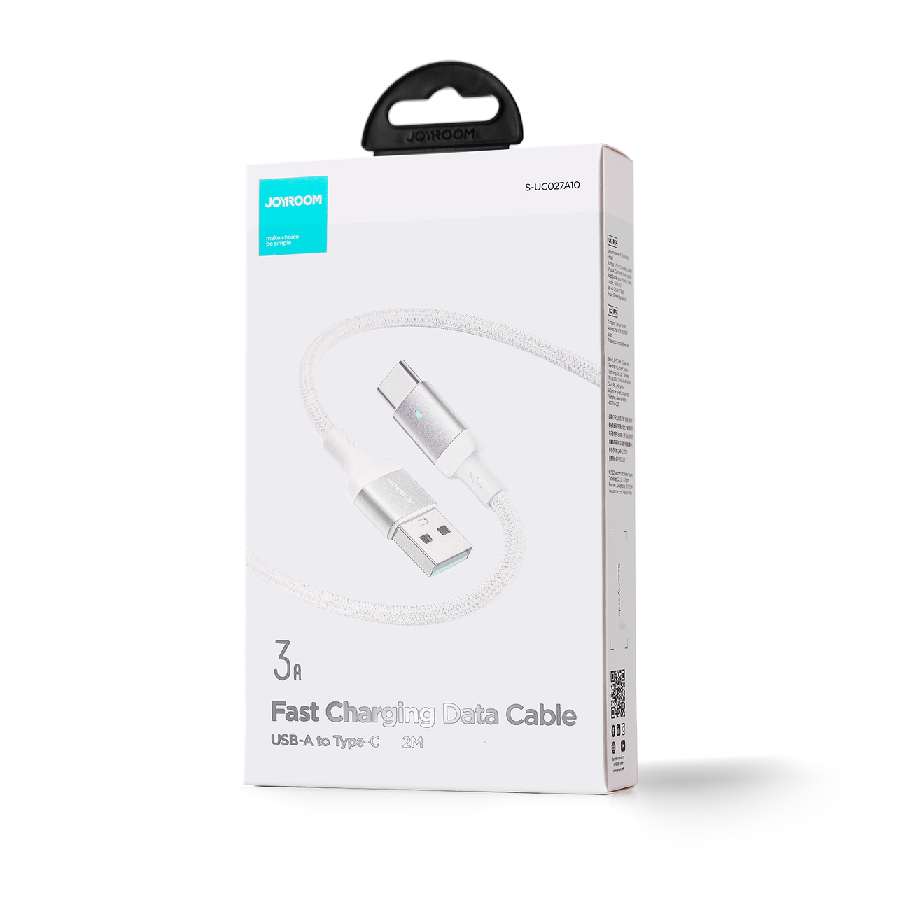 Joyroom USB cable - USB C 3A for fast charging and data transfer A10 ...