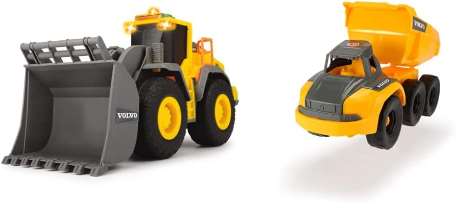 Dickie Toys Volvo Wheel Loader, Toy Excavator, Excavator, Loader ...