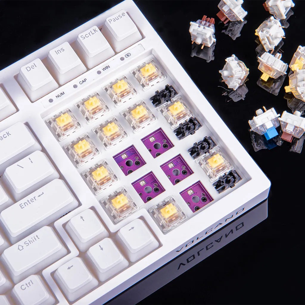 Modecom Volcano Gamer 96% wireless Keyboard | Hot-Swap, Gateron Yellow ...