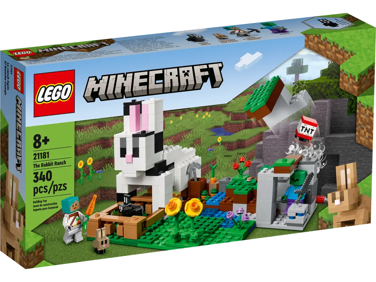 LEGO Minecraft The Rabbit Ranch (21181) | LEGO | Lastele ja imikutele ...