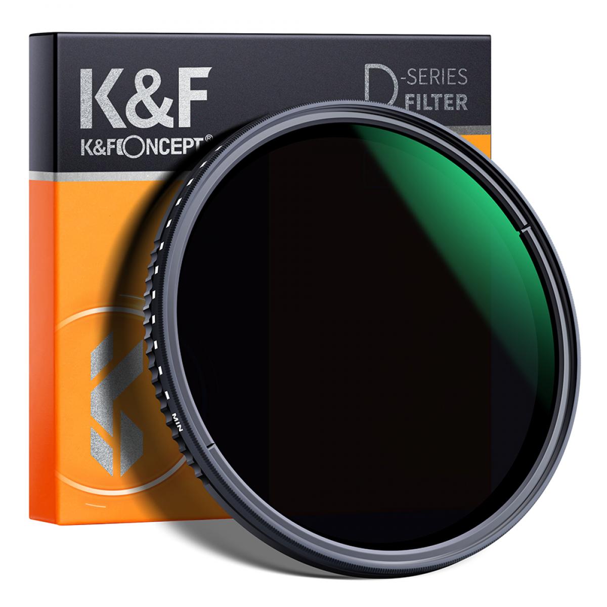 K&F Concept ND8-ND2000 67mm Nano X Variable ND filter with Multi - Resistant coating ...