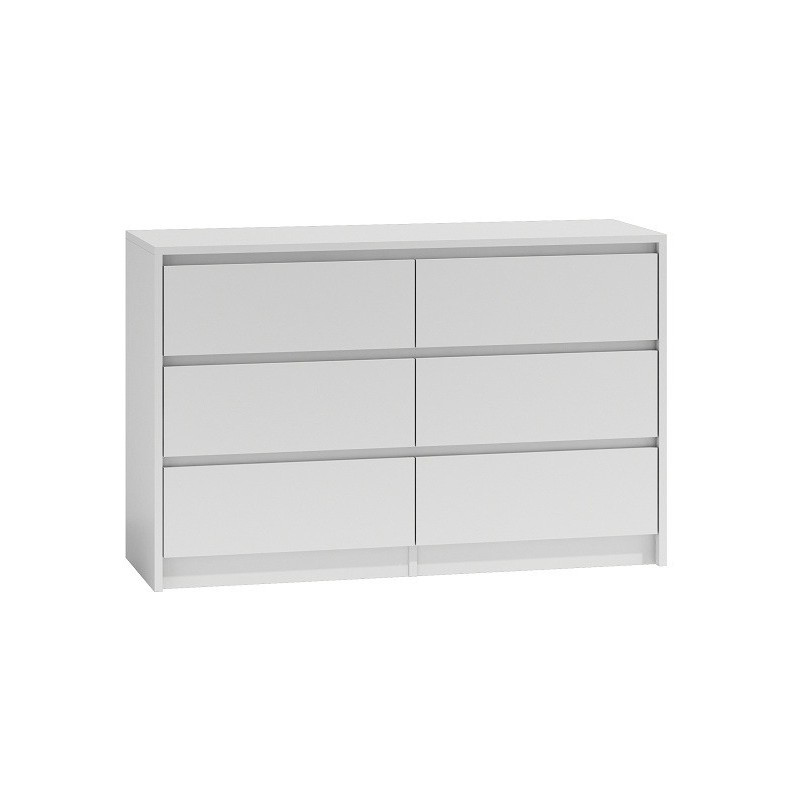 Topeshop K8 120 BIEL 2X4 chest of drawers | Neapstrādātās preces ...